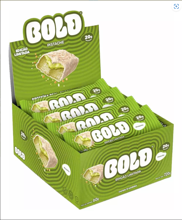 Bold Bar Barra 20g Proteina Barrinha 12 Un. - Sabores - Fast ...