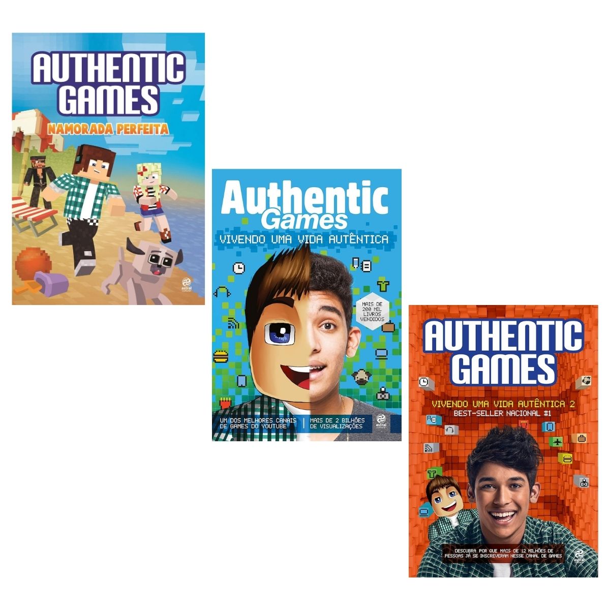 Coleção AuthenticGames | Vida Autêntica e a Namorada Perfeita | 3 ...