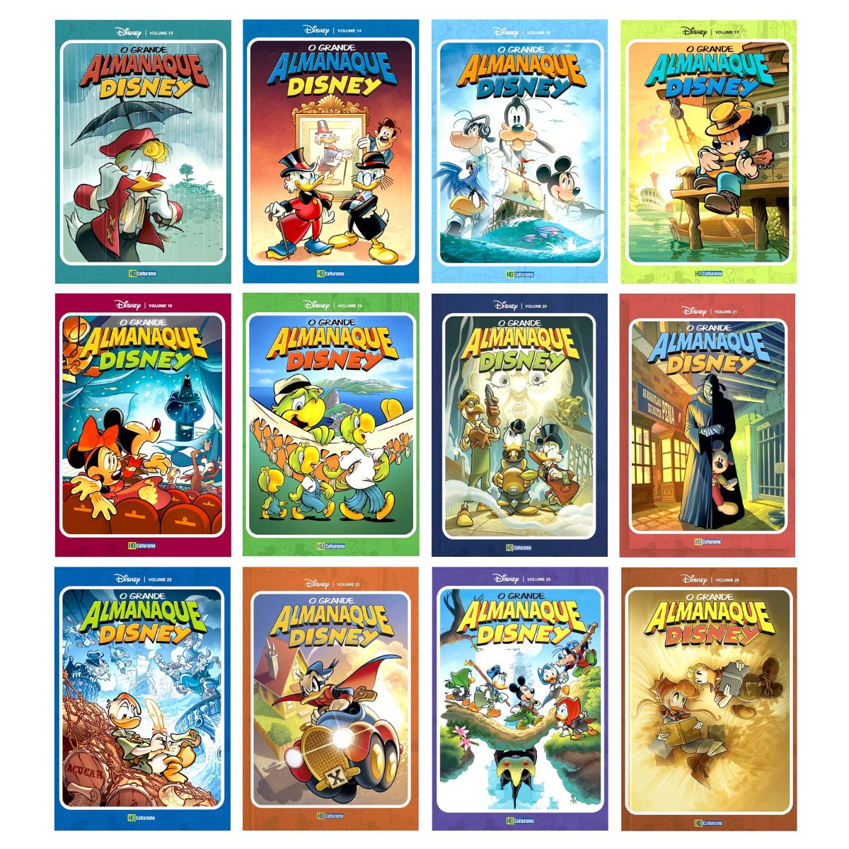 Coleção O Grande Almanaque Disney | Capa em Papel Cartão Brochura | 12 ...