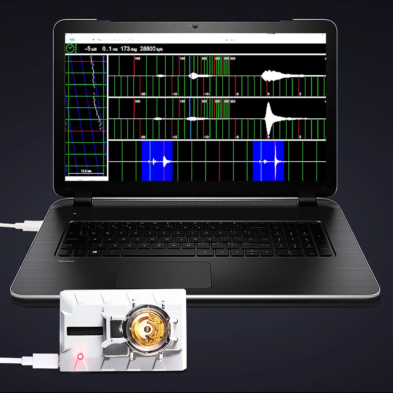 Timegrapher USB, ferramenta para regulagem de relógio Mecânico usando ...