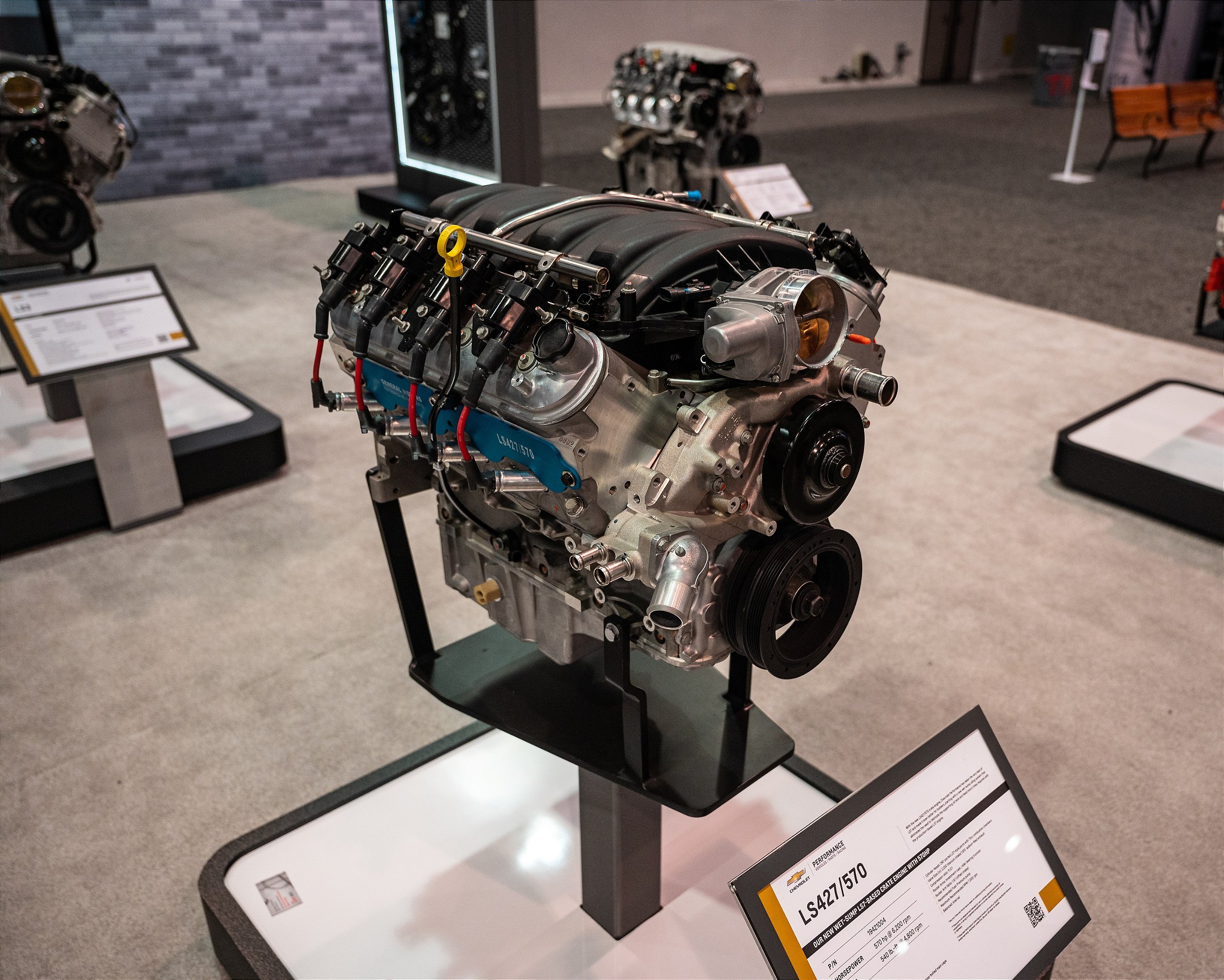 MOTOR CORVETTE Z06 V8 SMALL BLOCK CHEVROLET PERFORMANCE LS427/570 LS7 ...