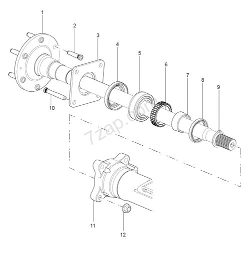 ANEL EXCITADOR DO SENSOR ABS TRASEIRO GM S10 2012 A 2017 - 94771584 ...