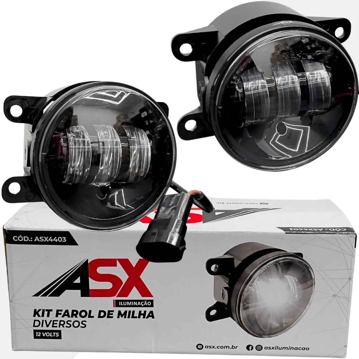 KIT FAROL DE MILHA LED ASX DIVERSOS - Auto Peças Perto de Mim - Sonicar