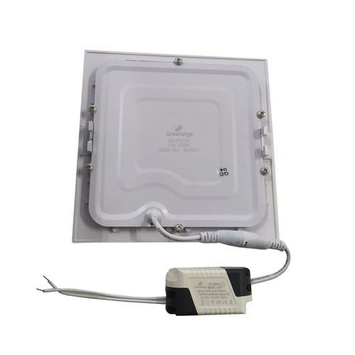 Luminária Plafon 9W LED 14x14 Quadrado Embutir Branco Frio - BENLUZ ...