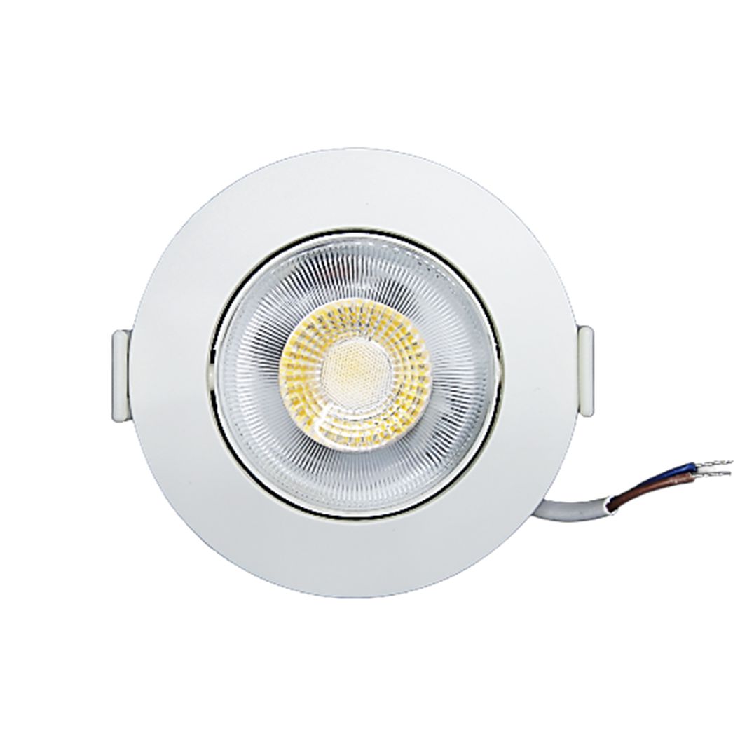 Spot LED SMD 5W Redondo Direcionável Branco Quente Bivolt - BENLUZ ...