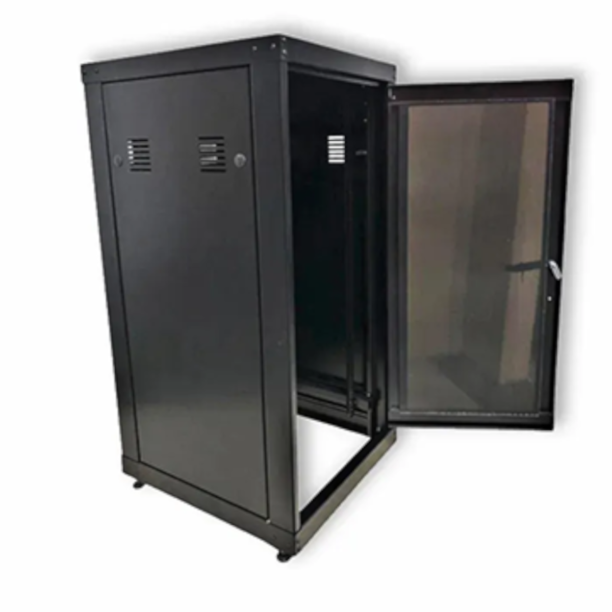 RACK DE PISO 19'' 32U - 670mm - PRETO - CabFlix