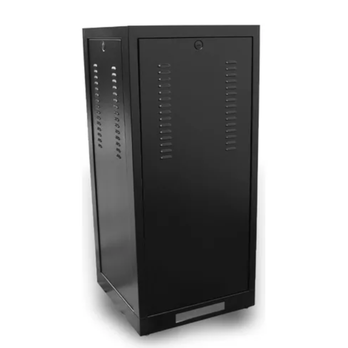 RACK DE PISO 24u X 870 mm - PRETO - CabFlix
