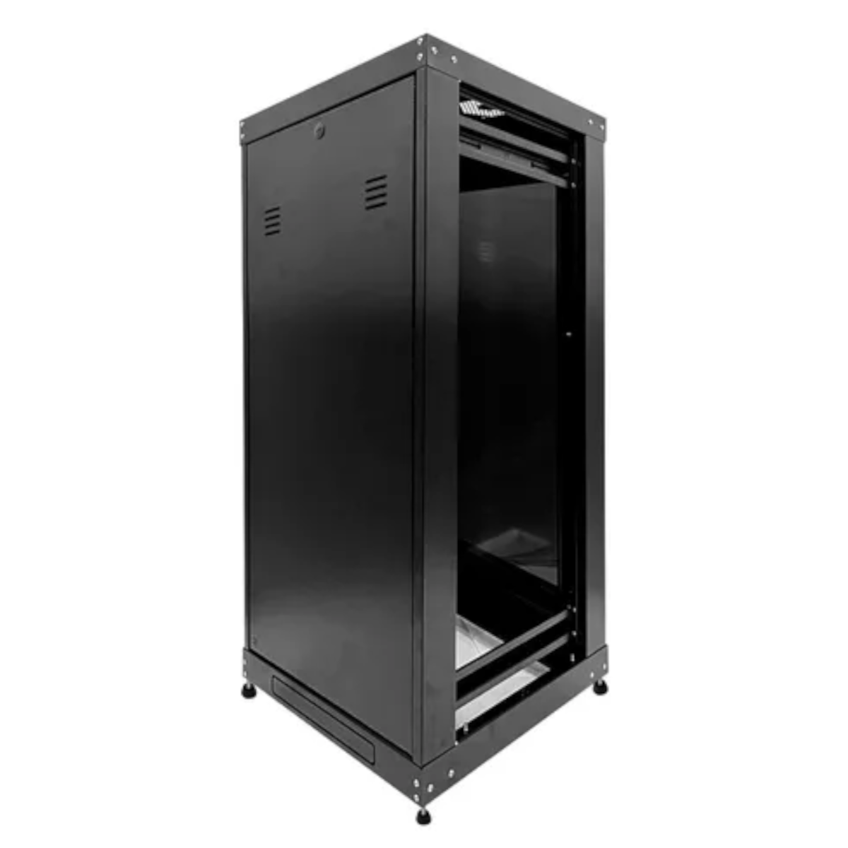 RACK DE PISO 24u X 870 mm - PRETO - CabFlix