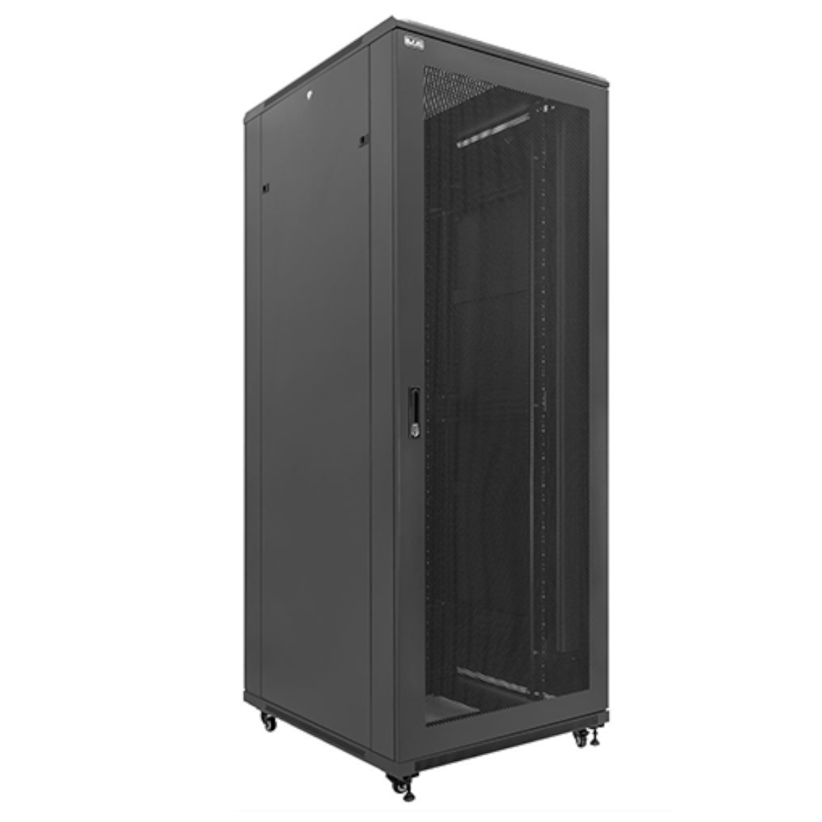 RACK DE PISO 19″ 44u x 800 x 1000mm- PRETO - CabFlix