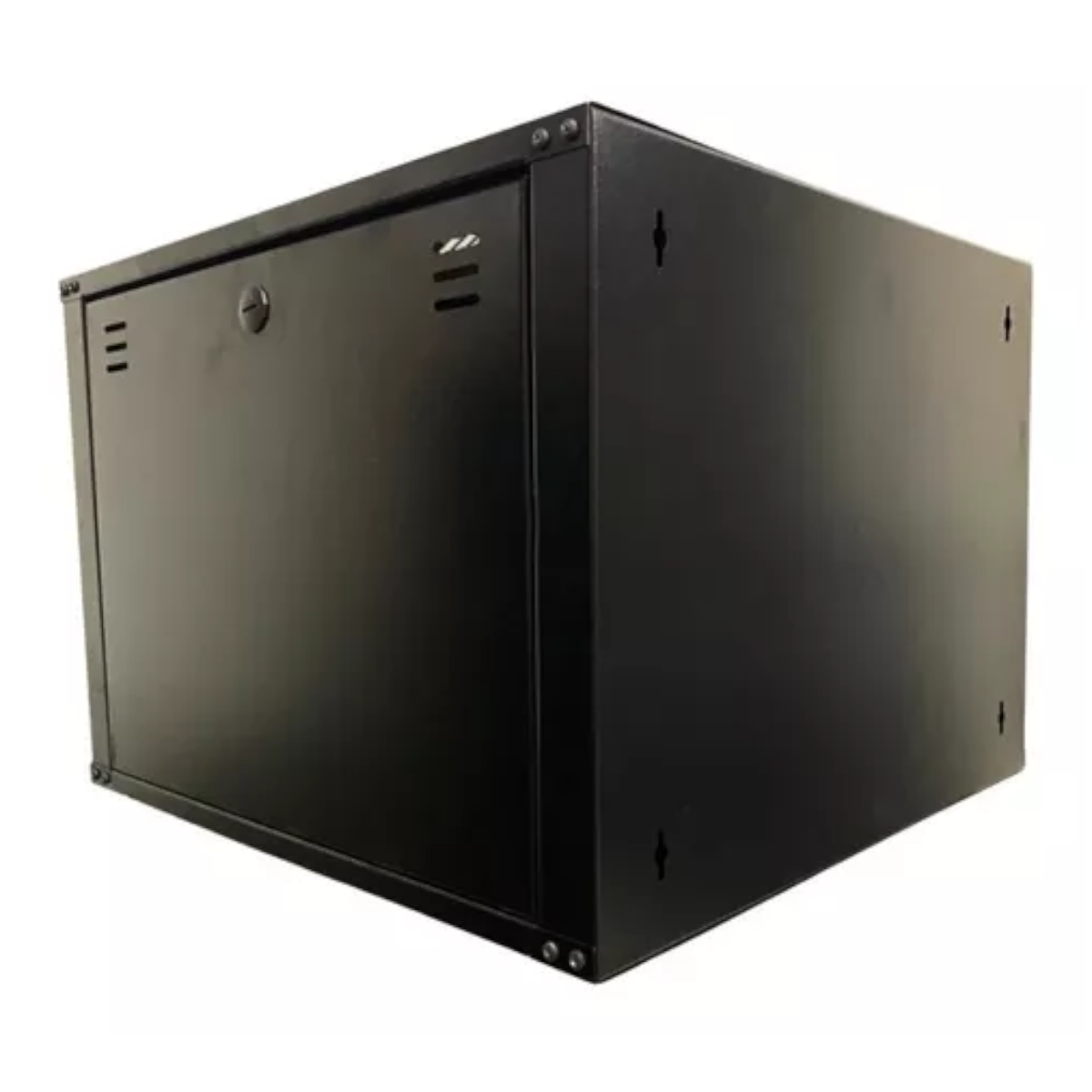 MINI RACK DE PAREDE 9u X 470mm - Preto - CabFlix