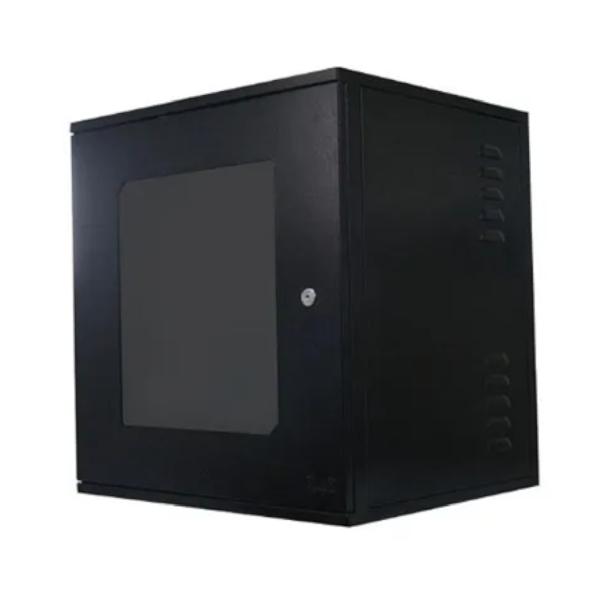 MINI RACK DE PAREDE 9u X 470mm - Preto - CabFlix