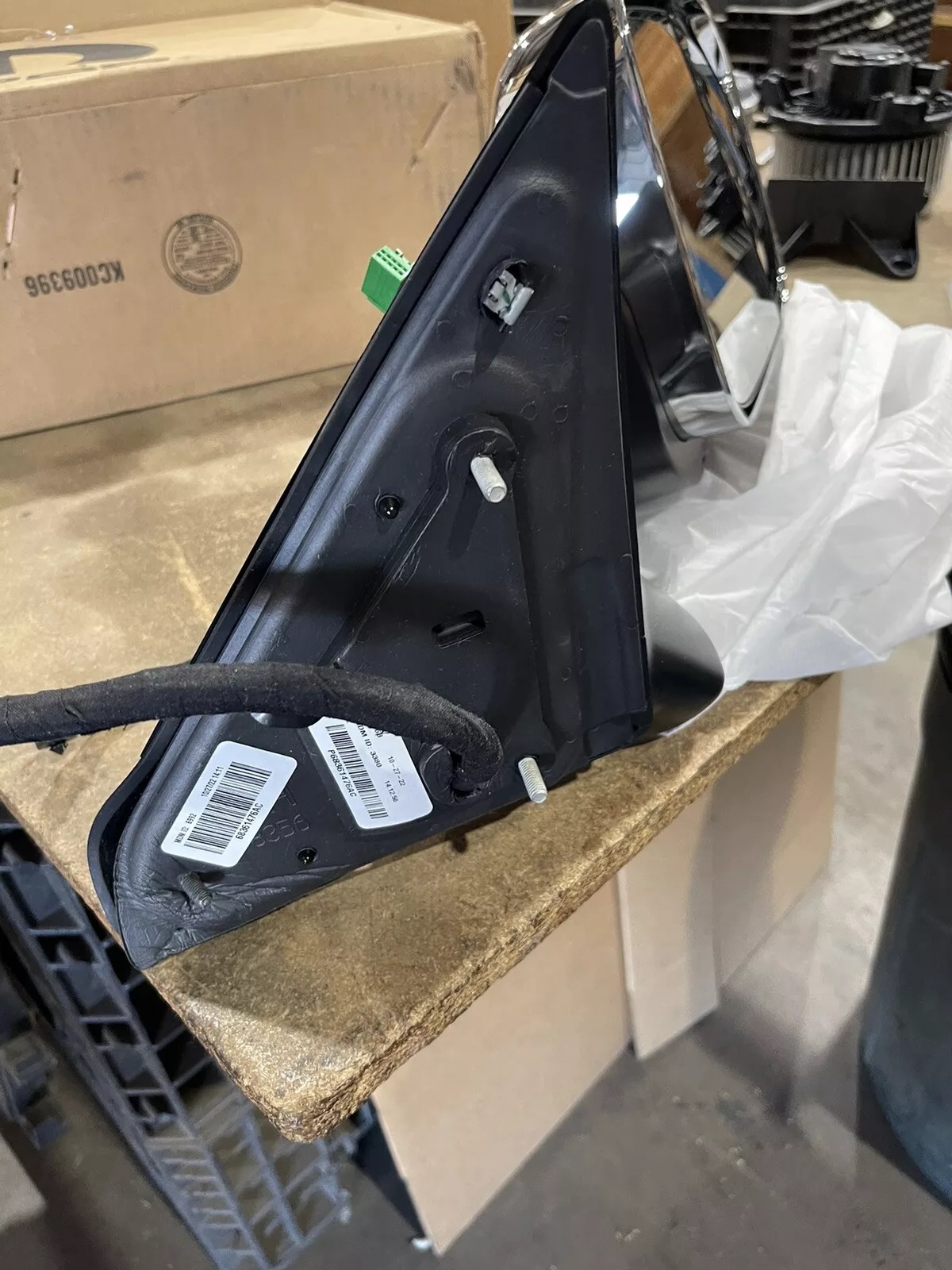 Retrovisor LD Cromado Camera e sensor Ram 6.7L 2500 3500 2019-2023 ...