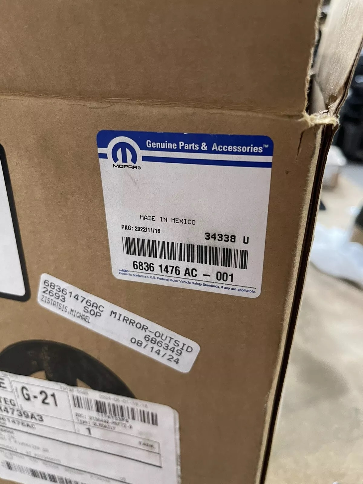 Retrovisor LD Cromado Camera e sensor Ram 6.7L 2500 3500 2019-2023 ...