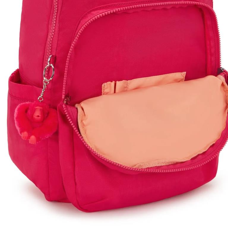 MOCHILA KIPLING SEOUL CONFETTI PINK - Atrevida Shoes