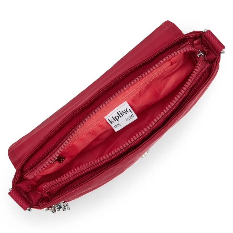 BOLSA KIPLING ARAS RED RED WINE - Atrevida Shoes