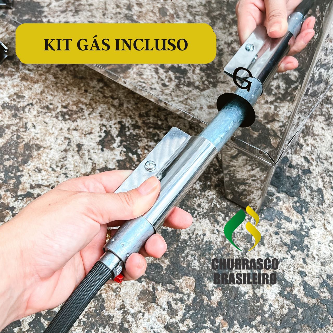 Defumador Profissional D-1000 Inox 5 Bandejas Com Kit Gás ...