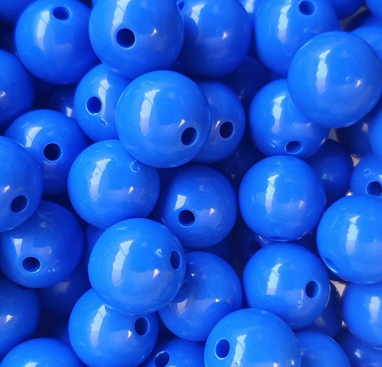 Bola Leitosa - Tamanho 18 mm - Cores: Branco, Azul, Amarelo, Rosa ...