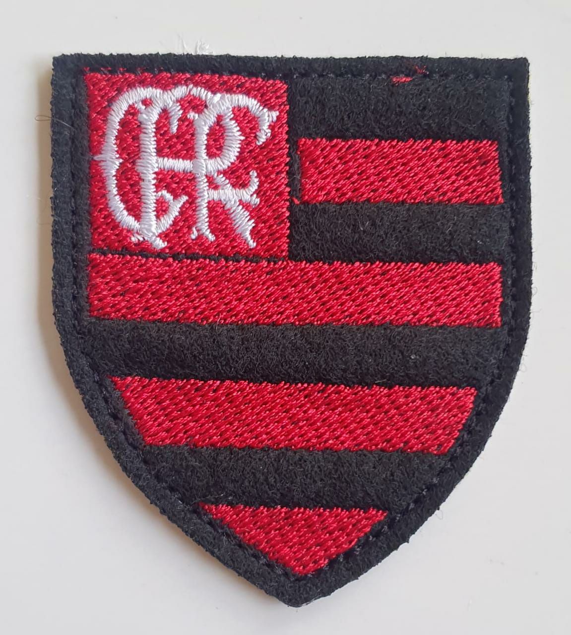 Brasão do Flamengo Bordado - Patch - Dois tamanhos: (Tam. P: 4,8 de ...