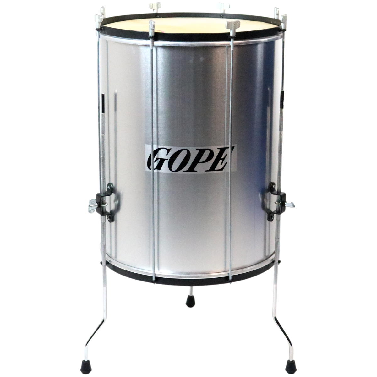 Surdo Gope 18" 60cm Alumínio Aro Epoxi c/ Tripé - Clube da Percussão ...