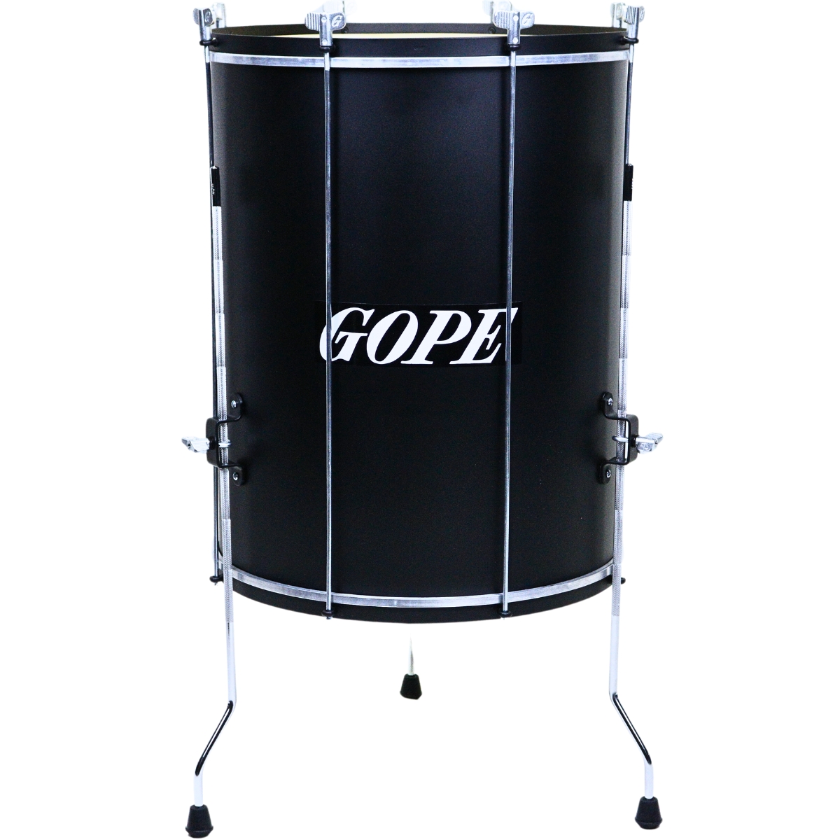 Surdo Gope 18" 60cm Preto Madeira com Tripé #BoraBatucar - Clube da ...