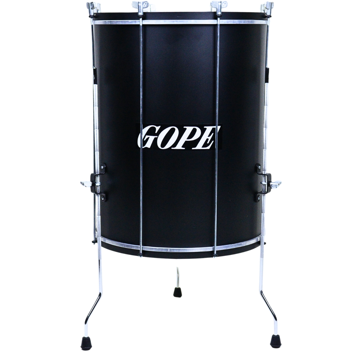 Surdo Gope 18" 60cm Preto Madeira - Clube da Percussão | Instrumentos e ...
