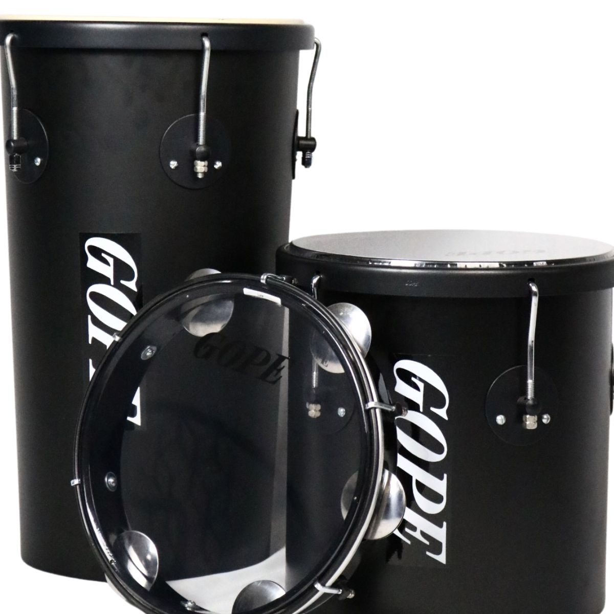 Kit Set Resenha Gope Preto com Pandeiro + Rebolo + Repique - Clube da ...