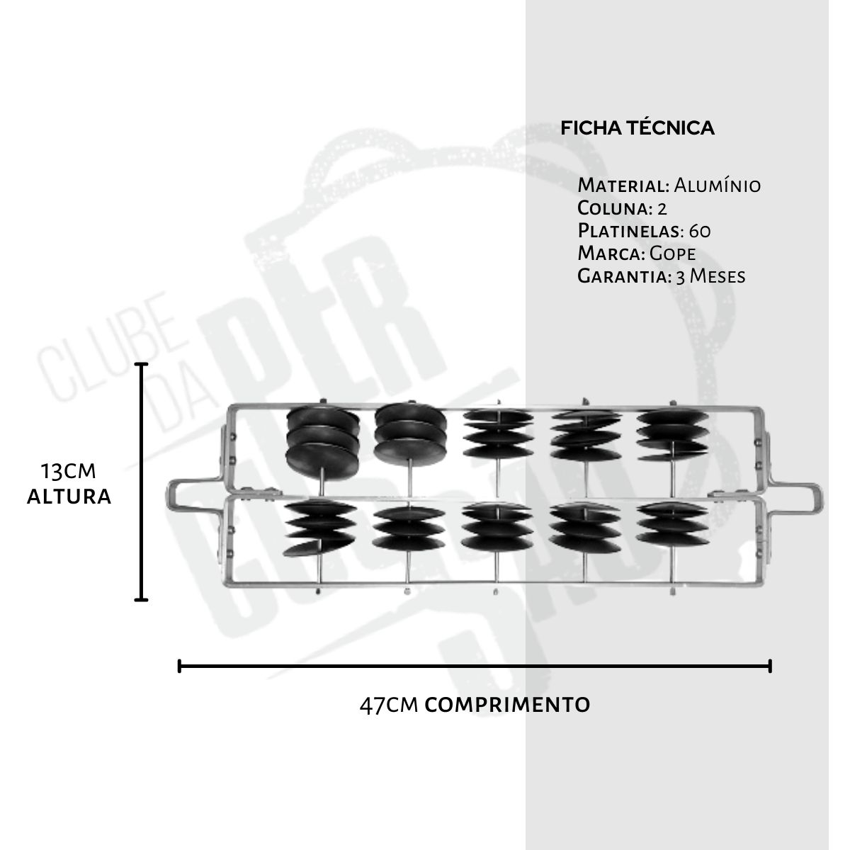 Rocar Ganzá Gope Duplo 60 Platinelas Alumínio - Clube da Percussão | Instrumentos e Acessórios ...