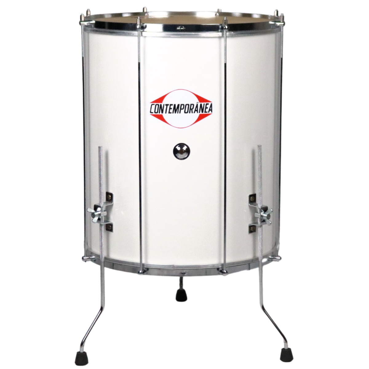 Surdo Contemporânea 18"55cm Branco Madeira c/ Tripé - Clube da ...