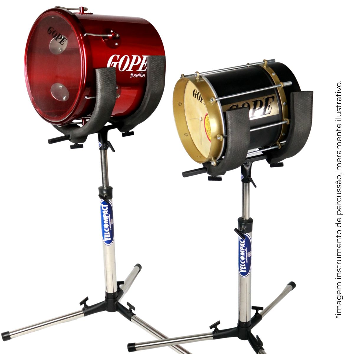 Suporte YelCompact Cuíca Repique de Mão Inox Profissional - Clube da ...