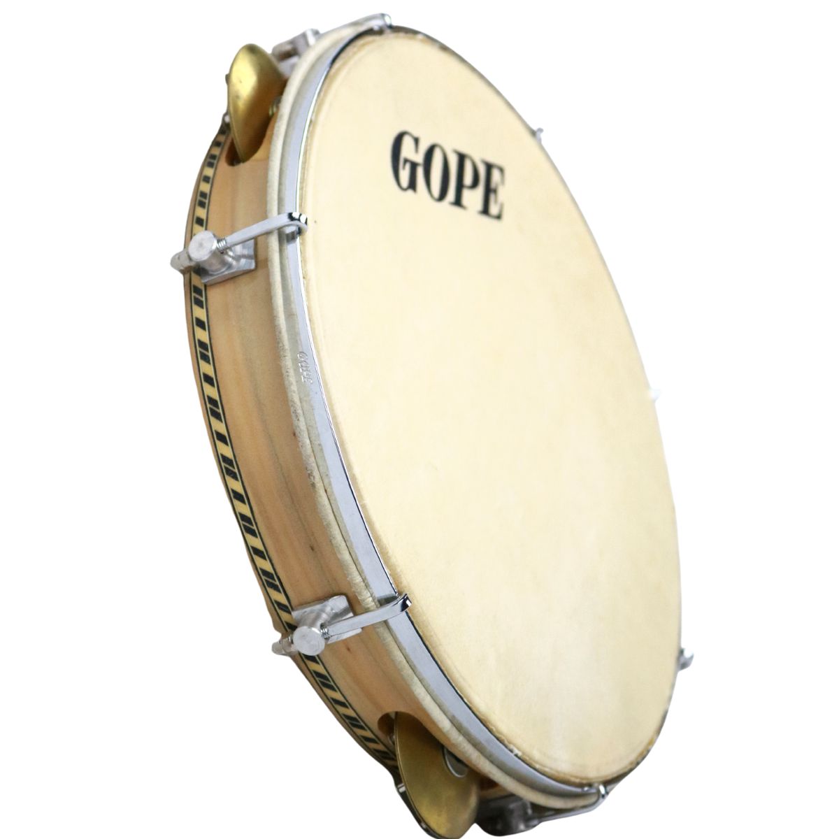 Pandeiro Gope Chorinho 10'' com 8 Taxas Pele Empachada OUTLET - Clube ...