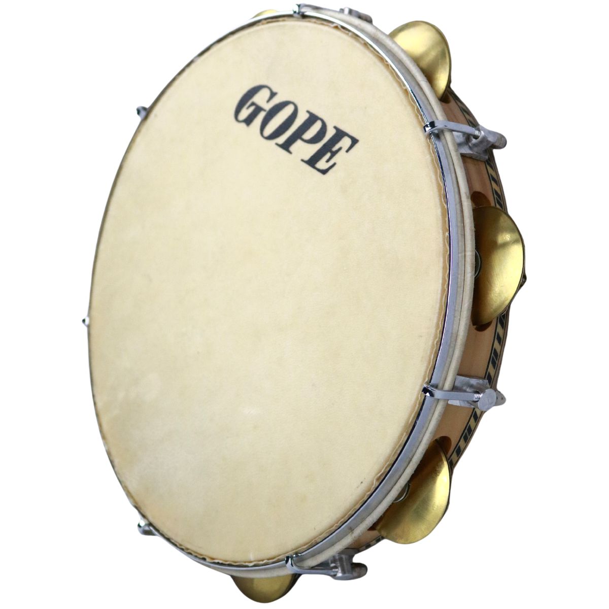 Pandeiro Gope Chorinho 10'' com 8 Taxas Pele Empachada OUTLET - Clube ...