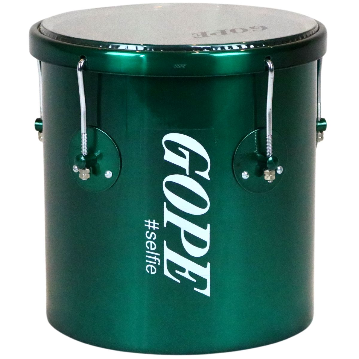 Repique de Mão Gope 10"30cm Selfie Verde Cristal Alumínio - Clube da ...