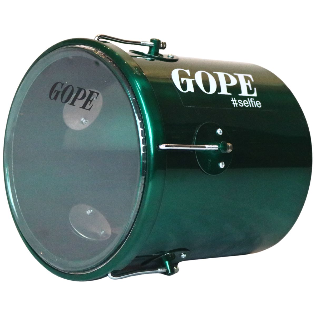 Repique de Mão Gope 10"30cm Selfie Verde Cristal Alumínio - Clube da ...