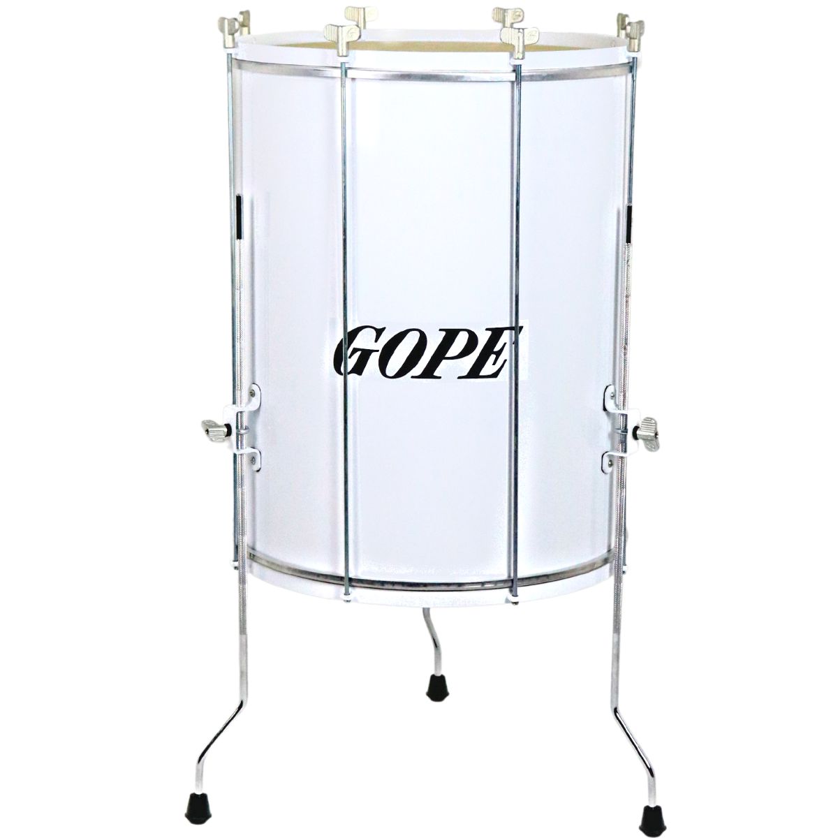 Surdo Gope 18" 60cm Branco c/ Tripé Alumínio - Clube da Percussão ...