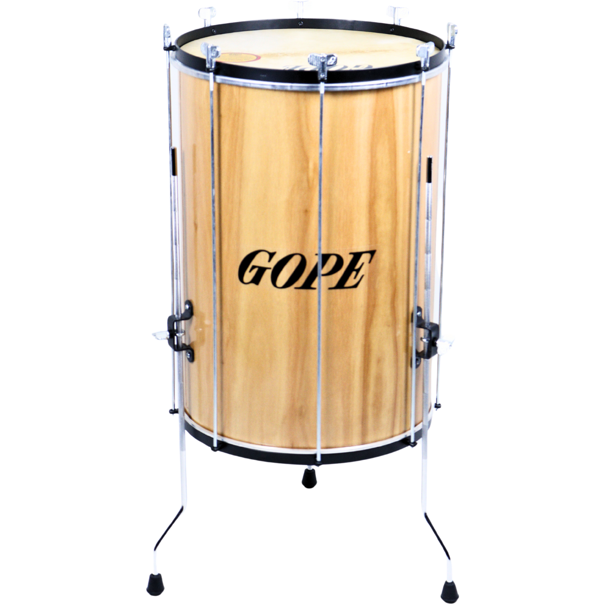 Surdo Gope 16" 60cm Madeira Aro Epoxi c/ Tripé - Clube da Percussão ...