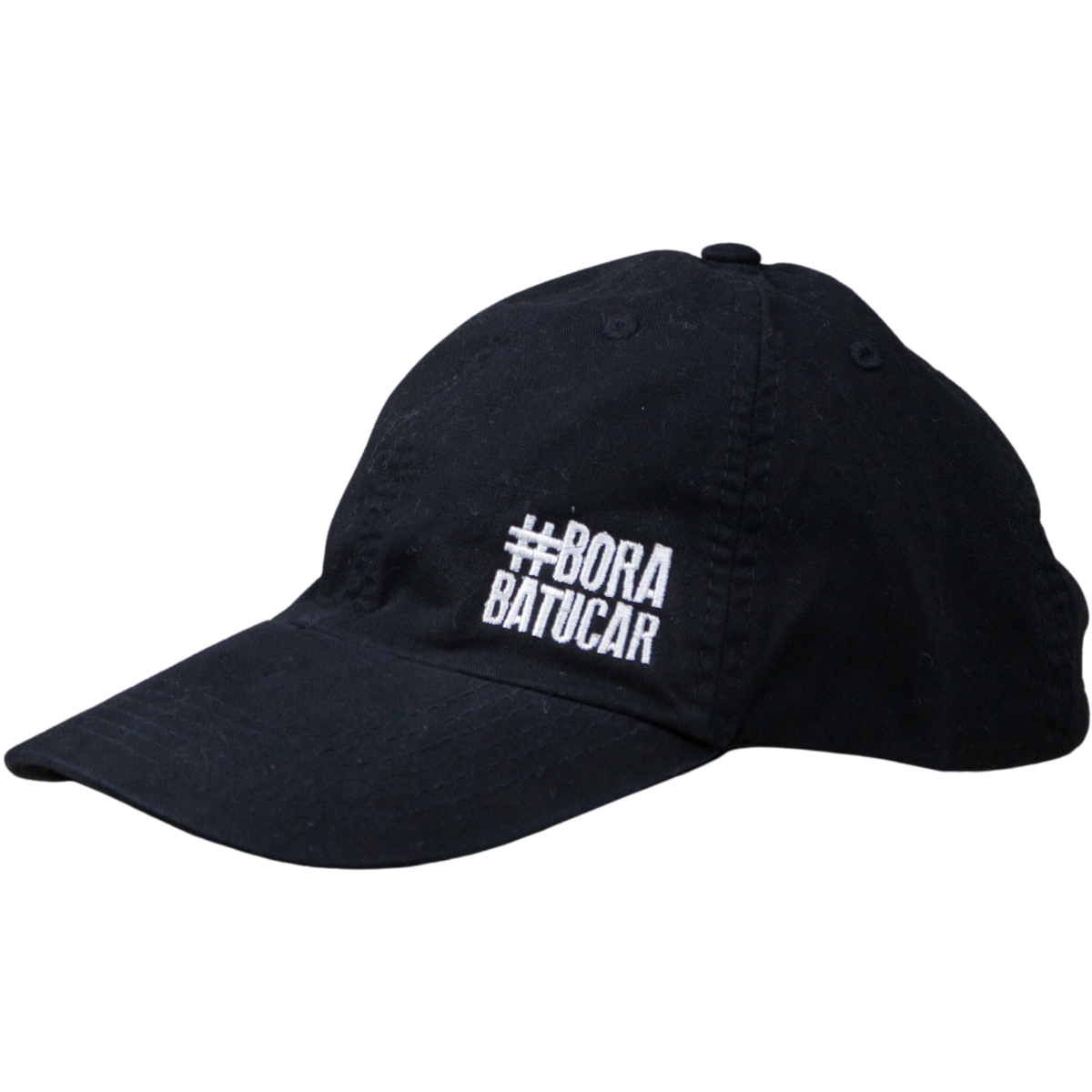 Boné Dad Hat #BoraBatucar Preto Moderno Strapback - Instrumentos de Percussão Online