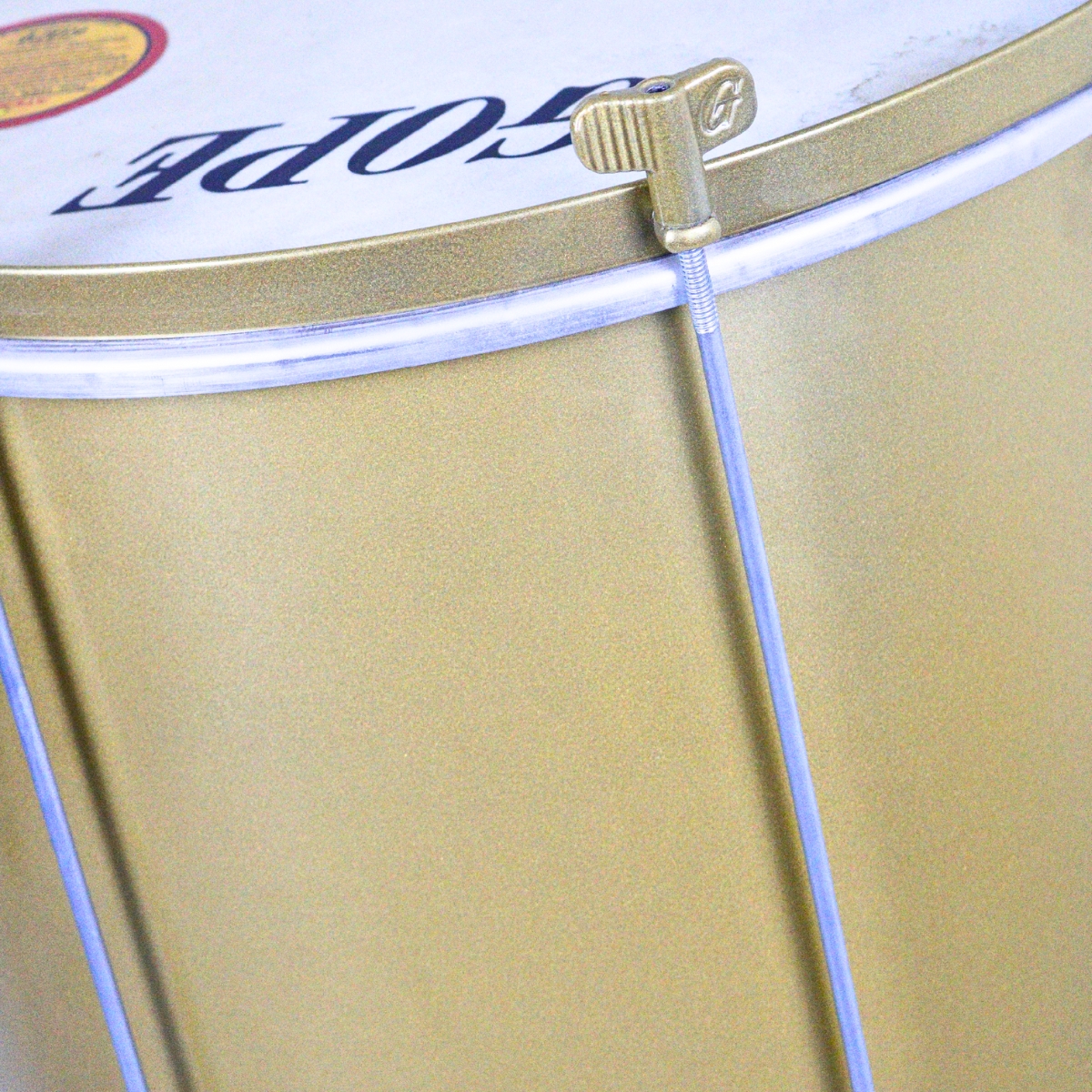 Surdo Gope 18'60cm Dourado Alumínio c/ Tripé OUTLET - Clube da ...