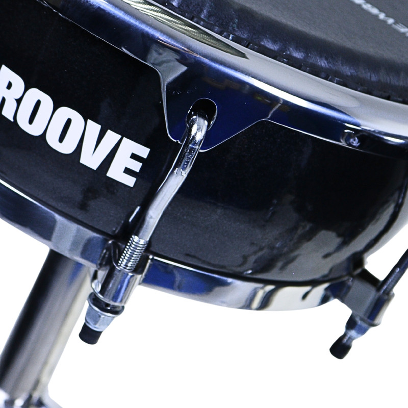 Trio de Congas Compactas NewGroove Rack Inox Preto - Clube da Percussão ...