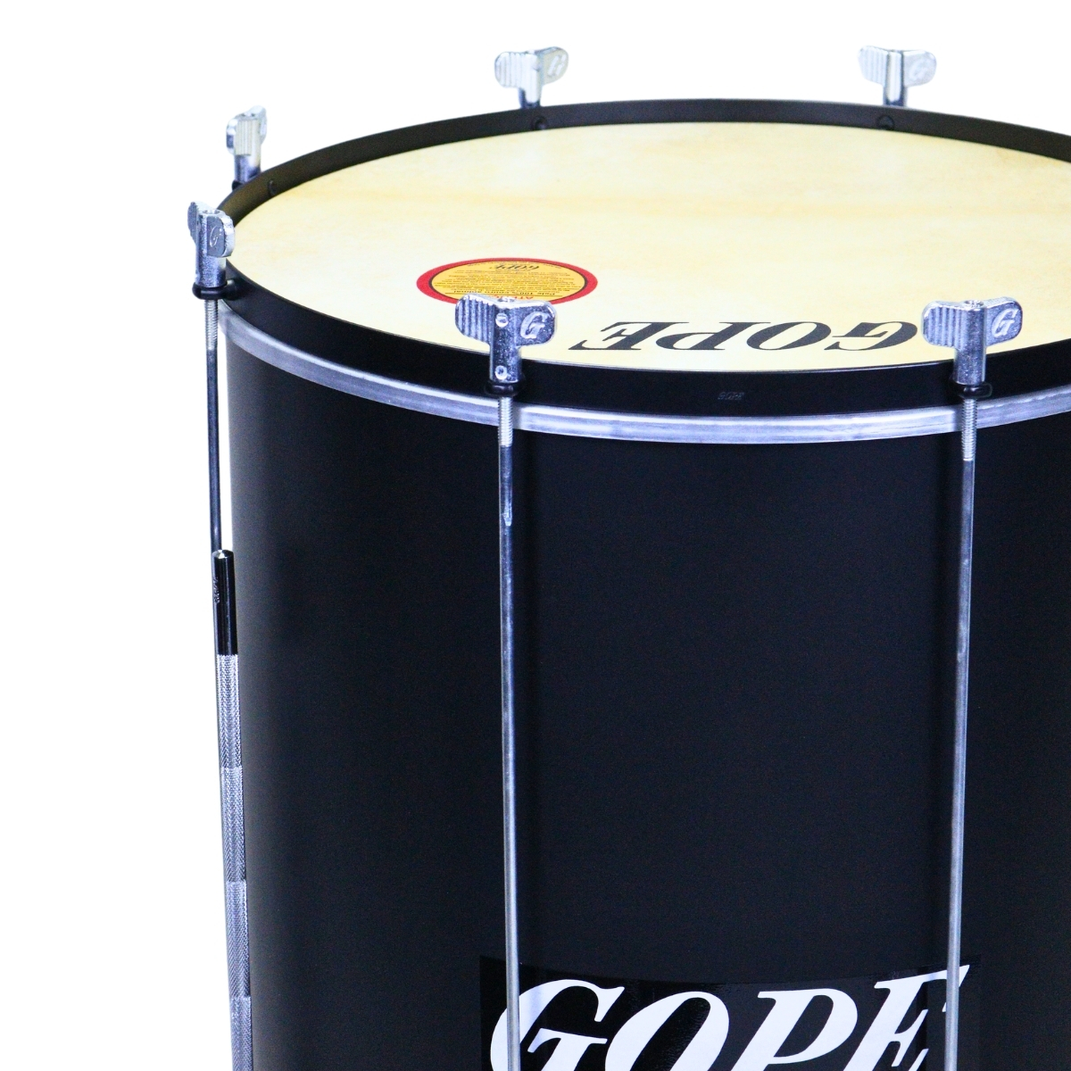 Surdo Gope 18" 60cm Preto com Tripé - Clube da Percussão | Instrumentos ...