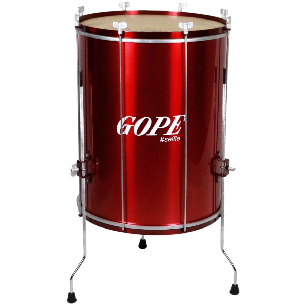 Surdo Gope 18" 60cm Selfie Cereja c/ Tripé Alumínio - Clube da ...