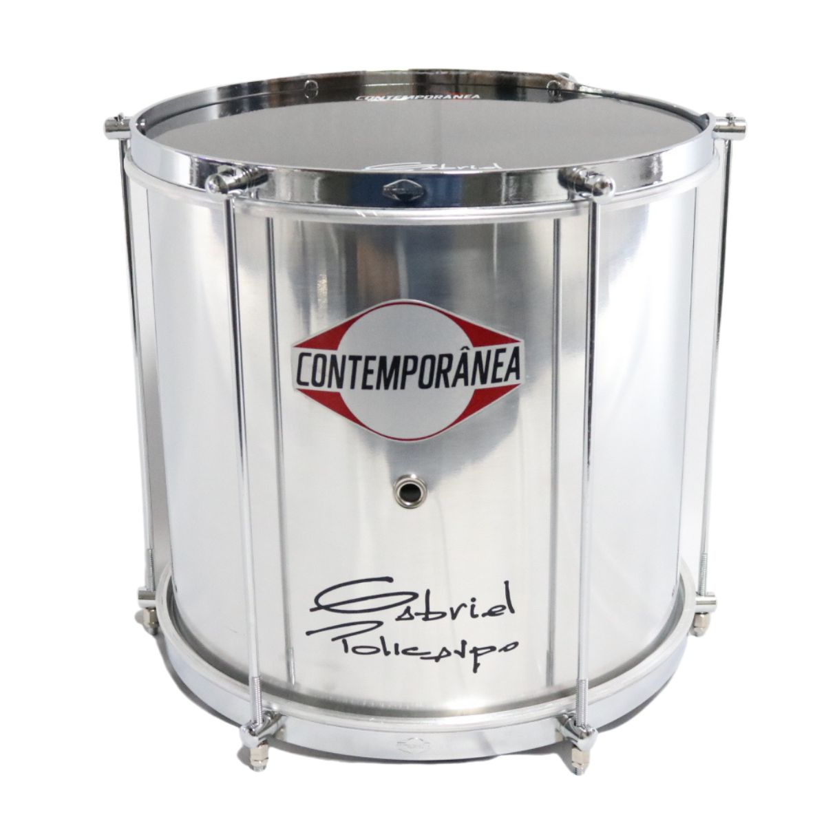 Repinique Repique Contemporânea 12" 30cm Gabriel Policarpo Alumínio ...