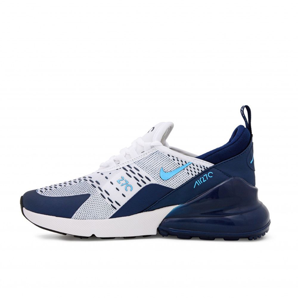 TÊNIS NIKE AIR MAX 270 BRANCO AZUL - Loja no pé. Os melhores calçados!