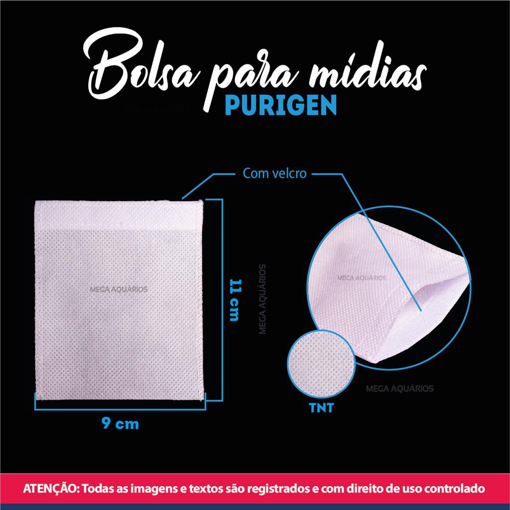 Kit Seachem Purigen 1L + Bolsa saquinho Bag Tnt 9x11cm aquario lago ...