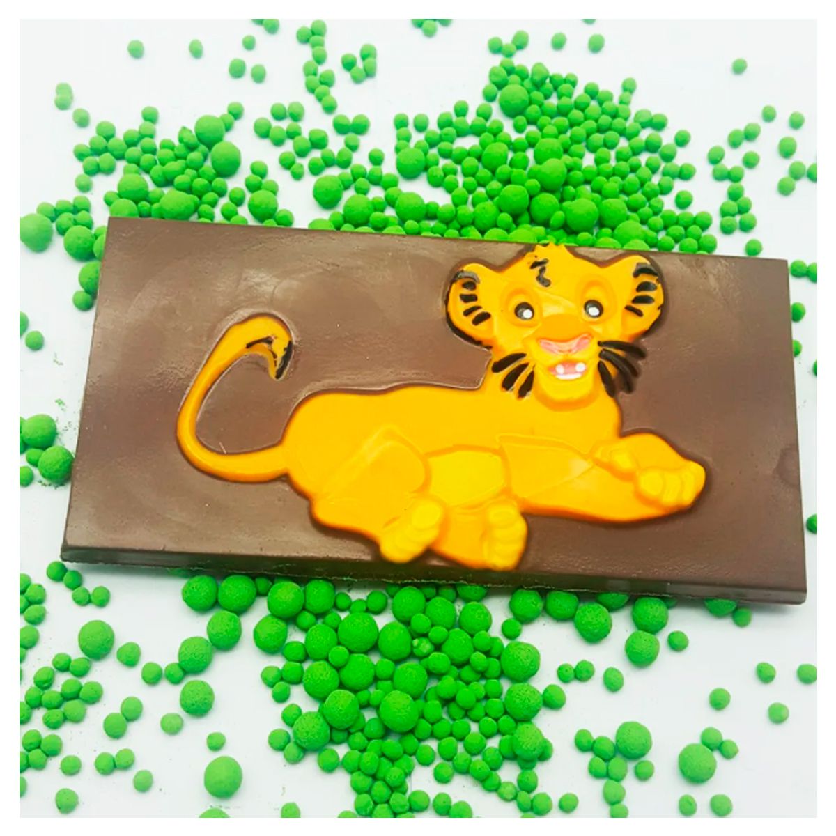 5Un Formas Chocolate Barra Simba Filhote BWB Rei Leão - Shop Macrozao