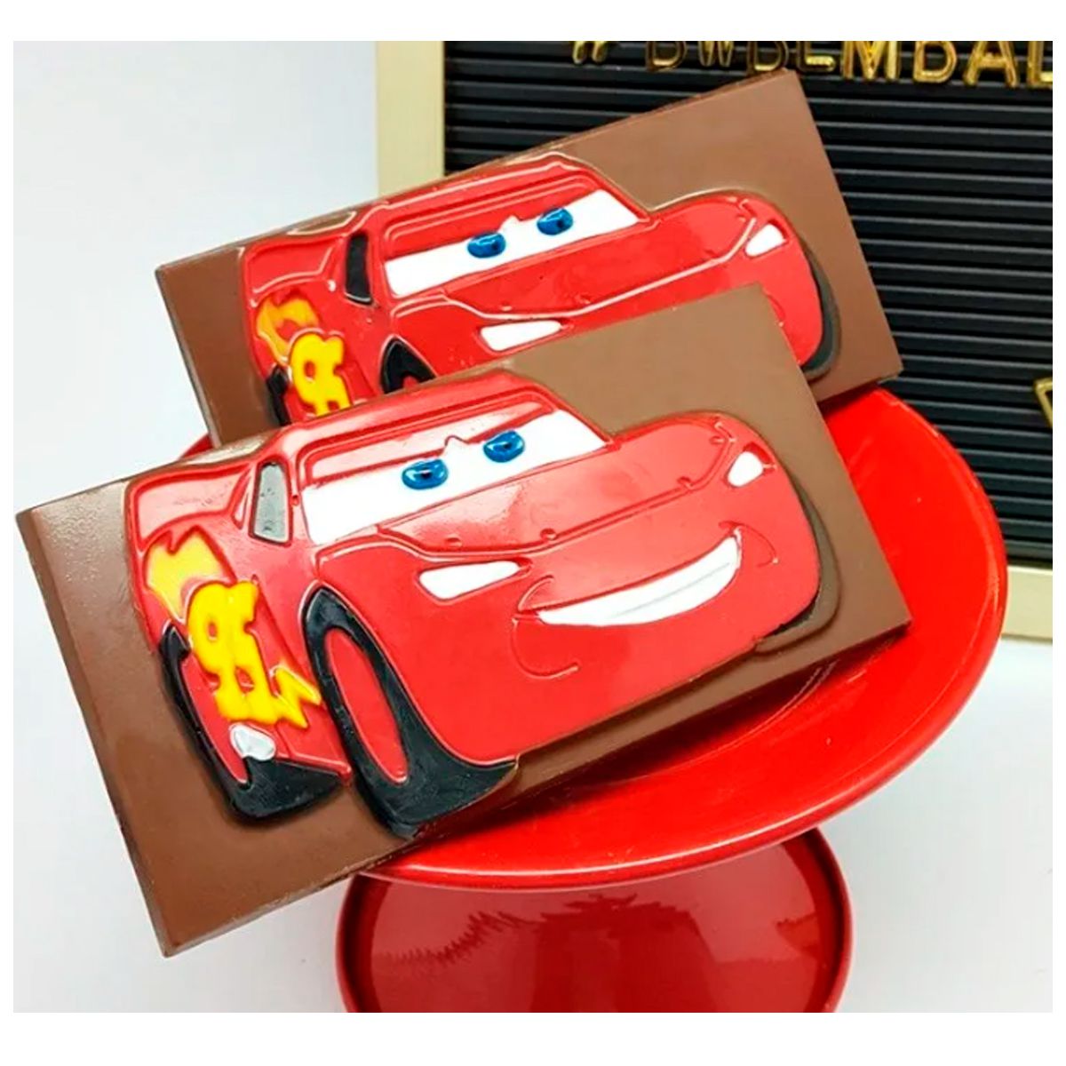 5Un Formas Acetato Carros Mcqueen Disney bwb Chocolate - Shop Macrozao