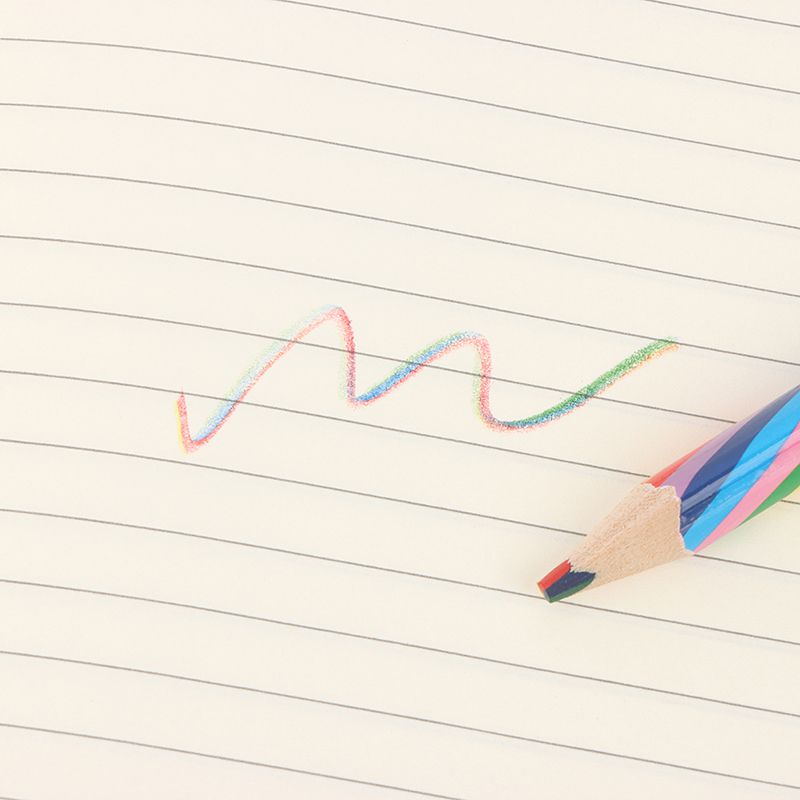 Kit 12 Lápis Jumbo Arco-íris - Lyke - Shop Macrozao