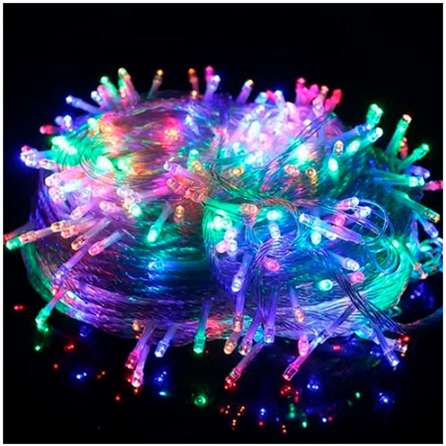 Pisca Pisca 100 Led Colorido Super Brilhante 127V Fio Branco - Shop ...