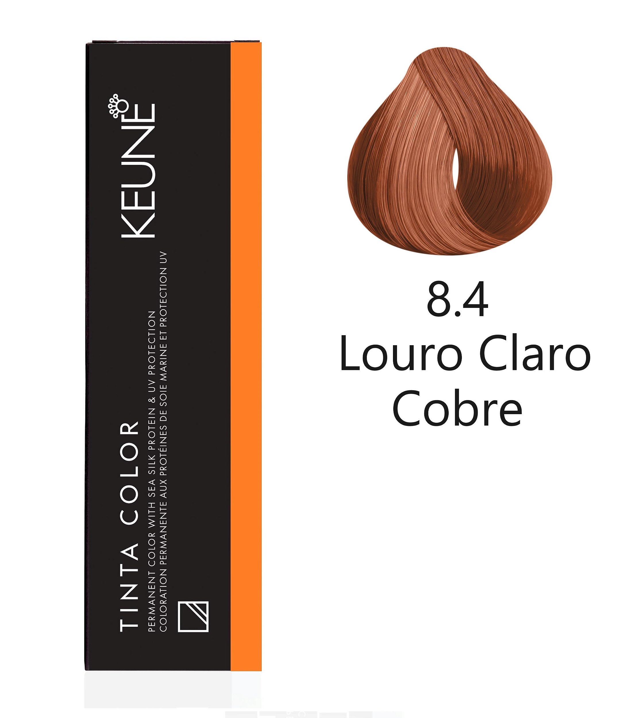 Keune Tinta Color 8.4 Louro Claro Cobre + Developer 30vol - Body e Beauty
