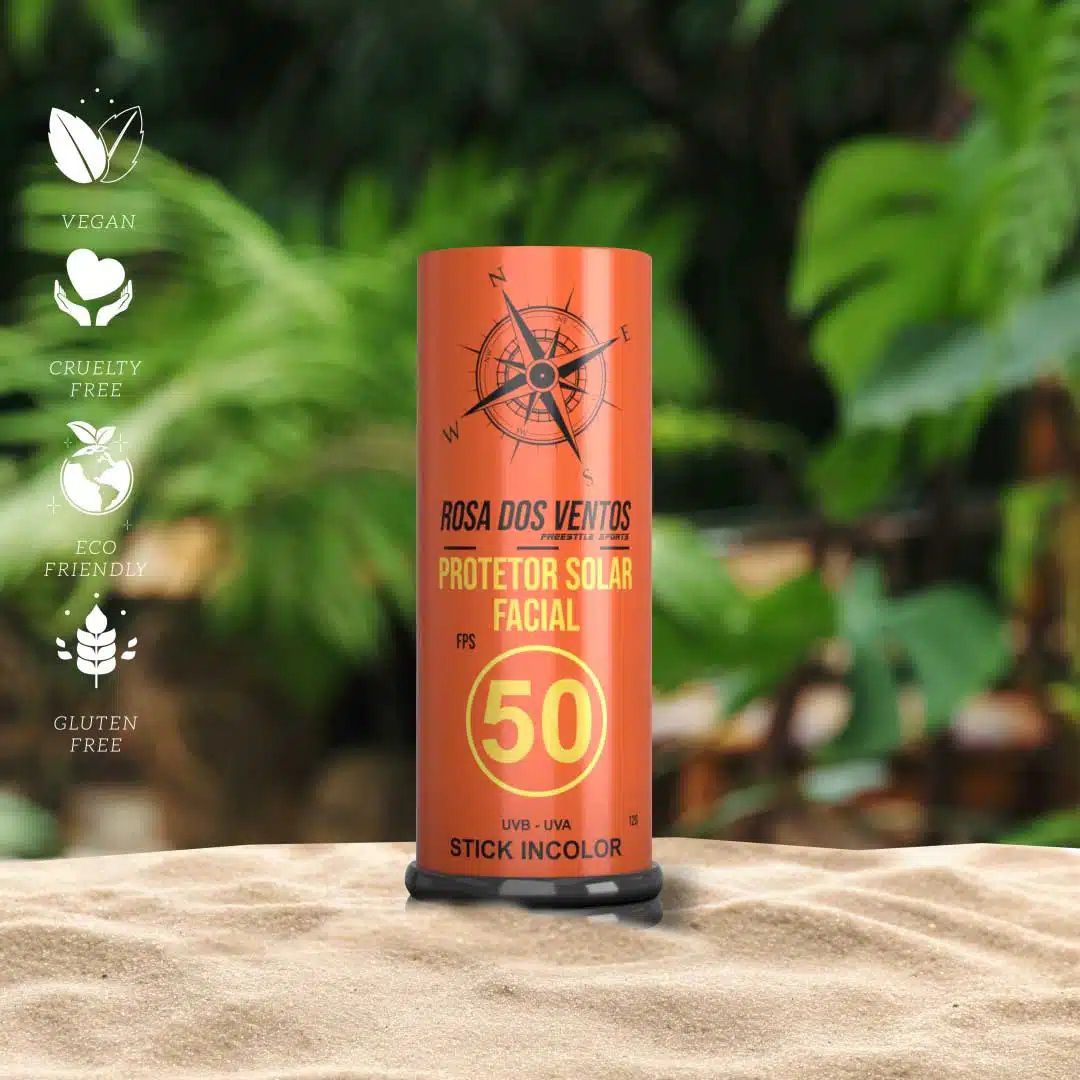 Rosa dos Ventos Protetor Solar Facial Stick FPS50 Incolor - Body e Beauty