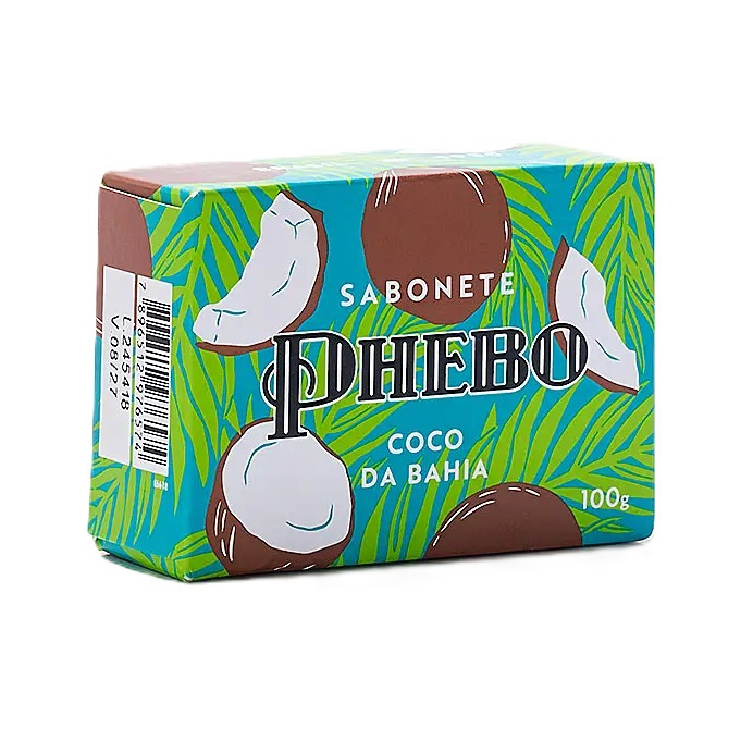 Phebo Sabonete Barra Coco da Bahia 100g - Body e Beauty